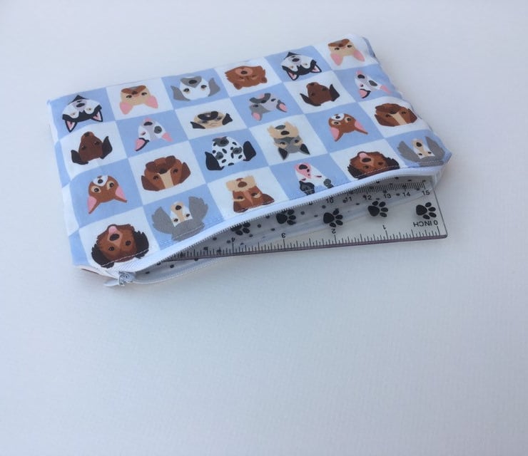 Dog Pencil Case, Gift, Stationery, Cute Dogs, F... - Folksy