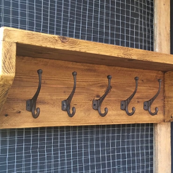 Handmade Coat Rack from Reclaimed Wood - Folksy