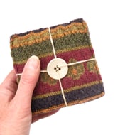 Felt wool coasters, ethnic style,set of 6 - Folksy