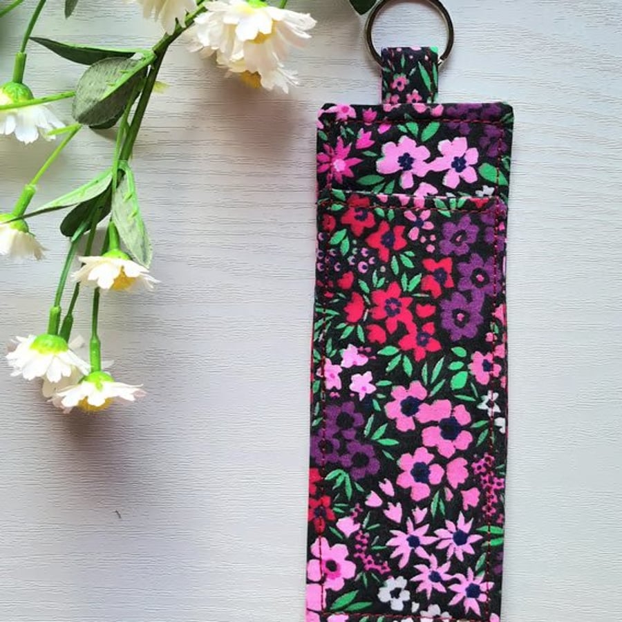 Handmade Lanyard Pen Holder Purple & Pink F... - Folksy