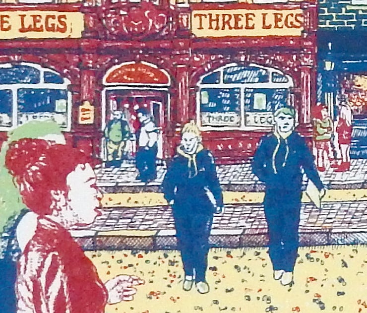 The Headrow - Leeds Screenprint Art - Folksy