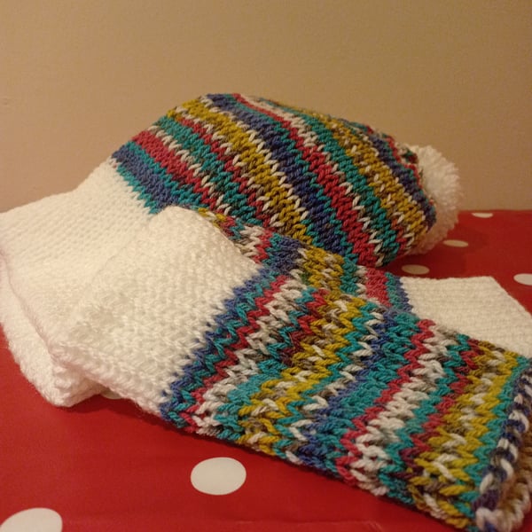 Wooly hat Beanie set - Folksy