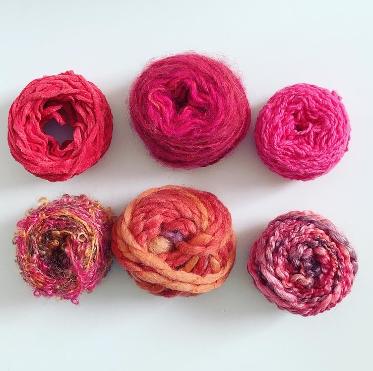 Yarn oddments, mini balls of yarn, 10g balls of... - Folksy