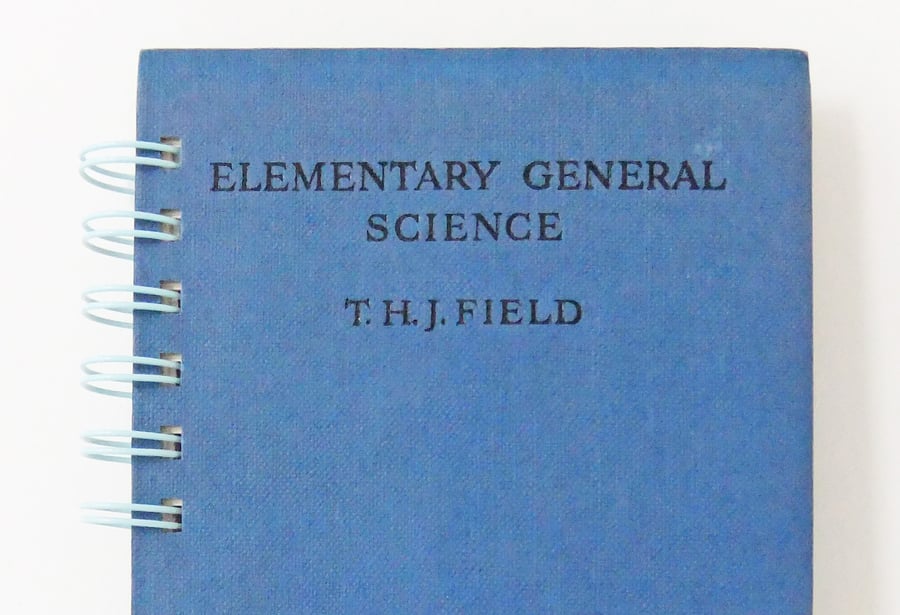 Elementary General Science journal - upcycled f... - Folksy
