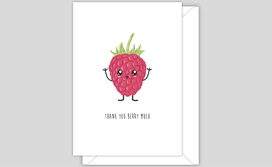 Funny Thank You Card - Folksy