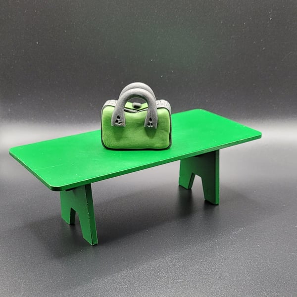 Polymer clay handbag 112 scale miniature novelt... - Folksy