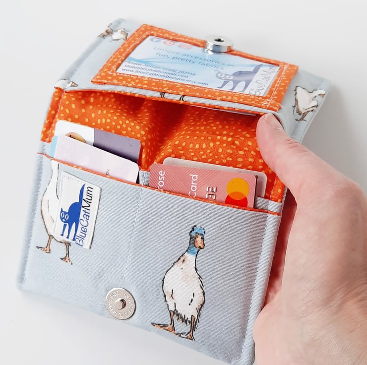 Duck Wallet, Women's Bi-Fold Wallet, Gift for D... - Folksy