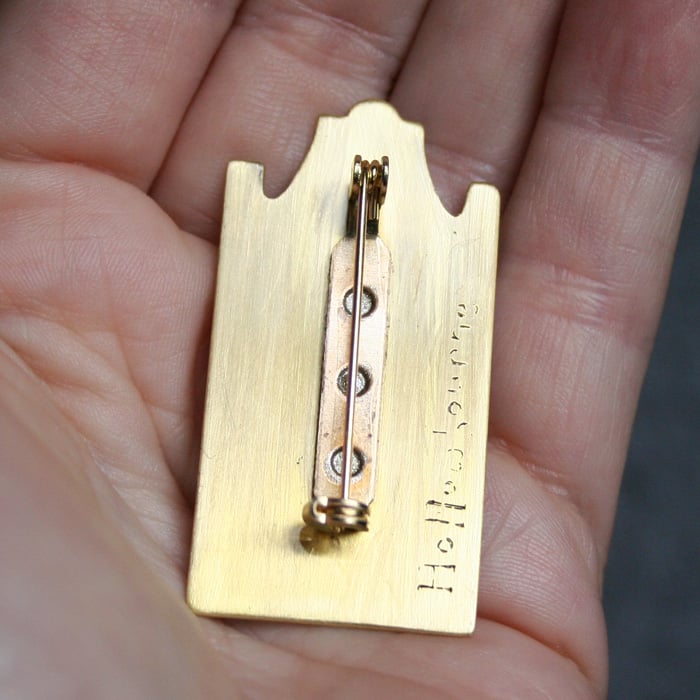 dutch house brooch - Folksy