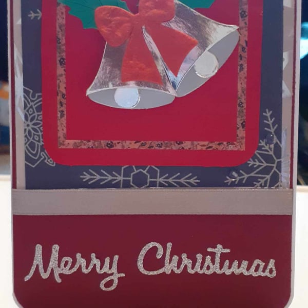 Red Bells Christmas Cards - Folksy