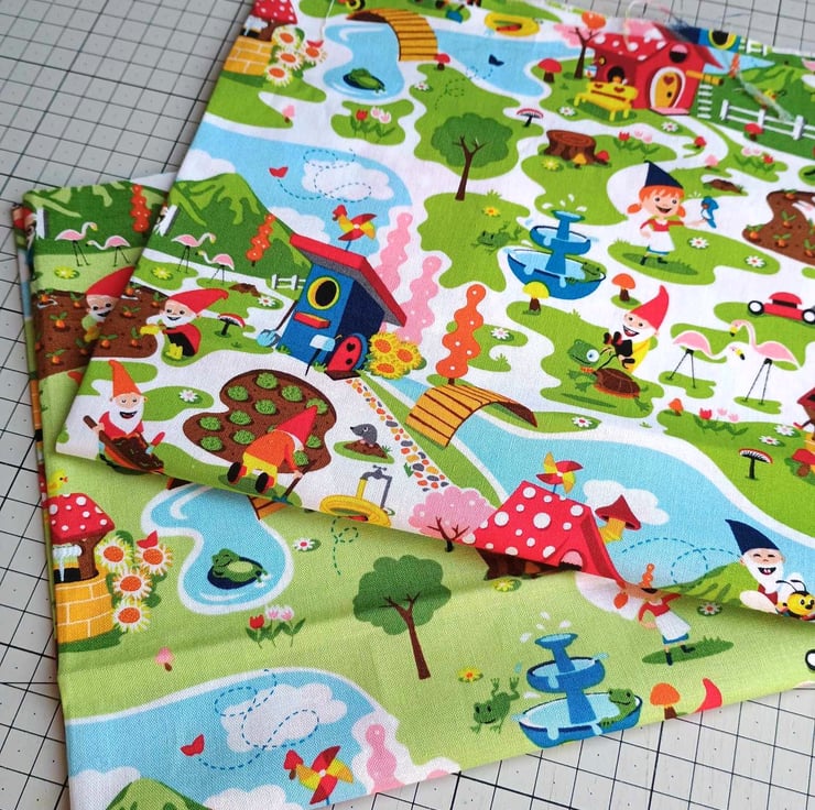 Fabric Remnants - kids theme quilting cotton - ... - Folksy