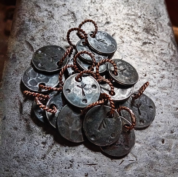 Hand-Forged Viking Rune Pendant: Personalized N... - Folksy