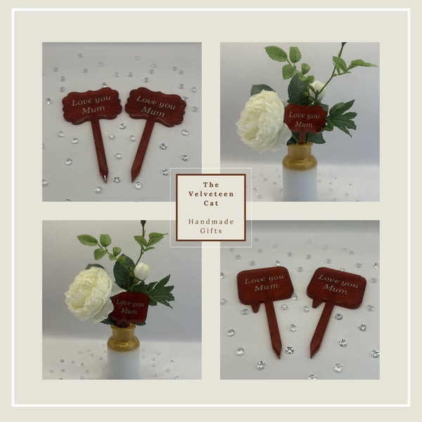 Perfectly Imperfect Resin Plant Labels - "... - Folksy