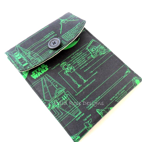 iPad mini case in a Star Wars fabric - Folksy