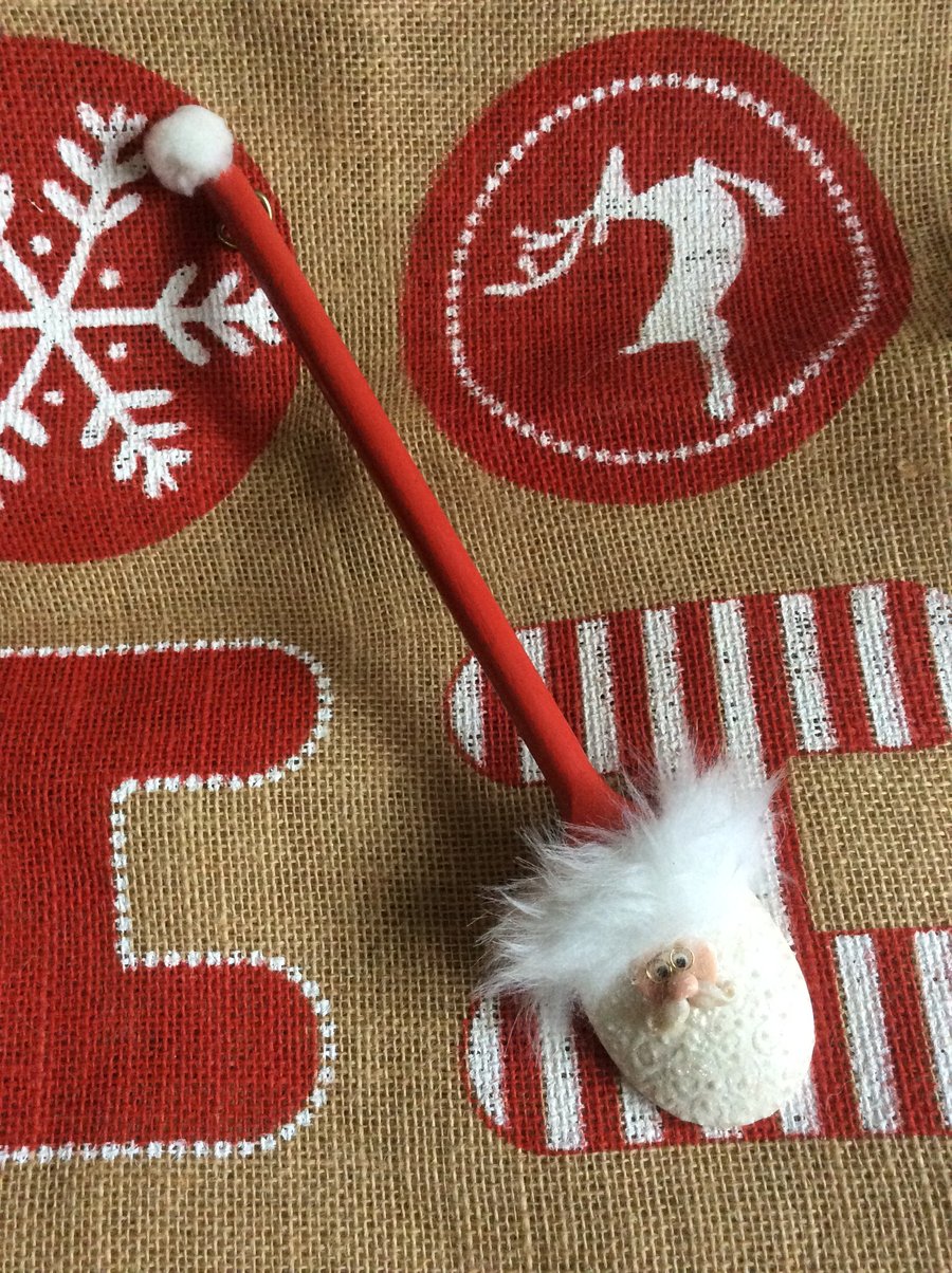 Santa Spoons Hanging Decoration - Folksy