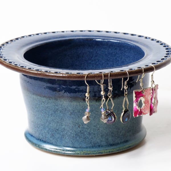 Ceramic Jewellery Bowl to display earrings, bra... - Folksy