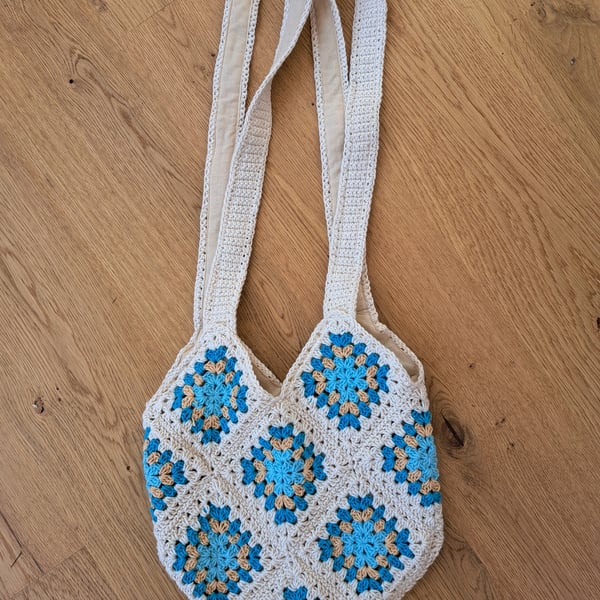 Handmade crocheted bag - Folksy