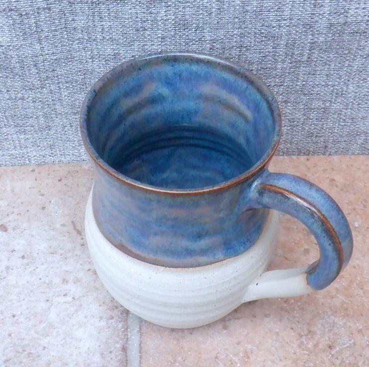 Beer stein tankard large mug hand thrown stonew... - Folksy