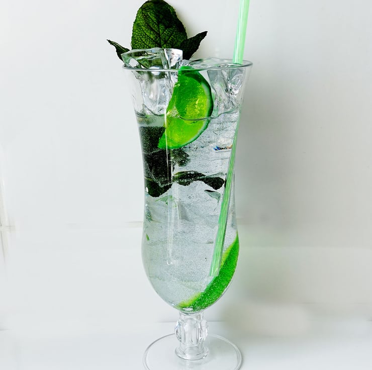 Fake Cocktail Lime Mojito - Kitchen Kitsch disp... - Folksy