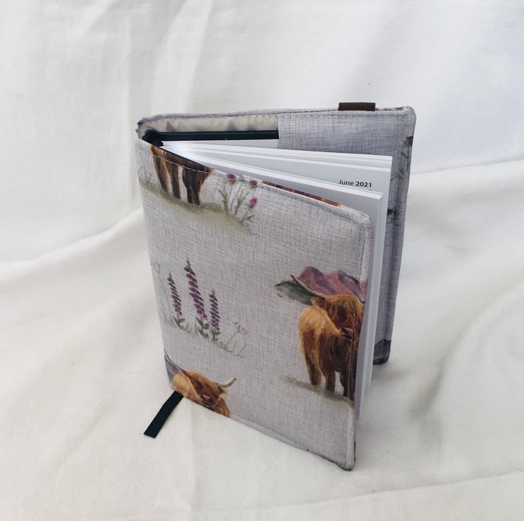 2021 Diary, Fabric Covered Diary, A6 Diary, Gif... - Folksy