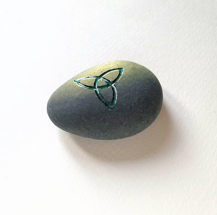 Love Token Stone, Symbol Of Love Stone, Celtic ... - Folksy