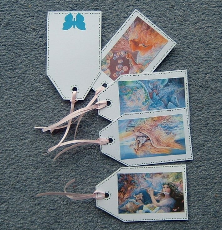 5 x fairy gift tags (ref 754) - Folksy