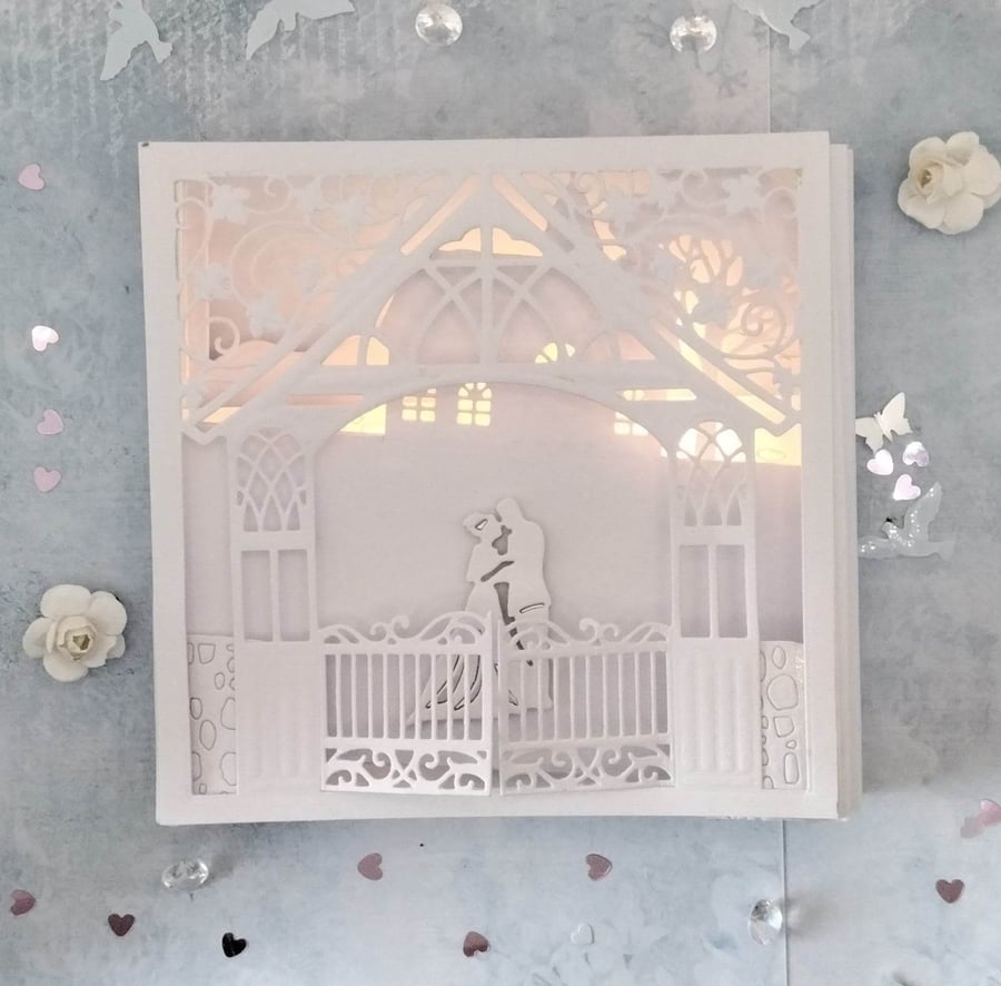 Luxury, handmade, personalized lighted, diorama... - Folksy