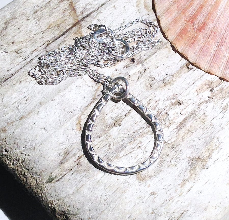 Handmade Sterling Silver Pendant Necklace - UK... - Folksy