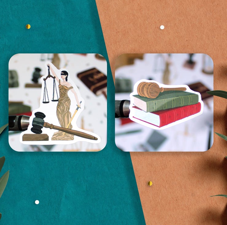 Law sticker sheet , planner stickers , bullet j... - Folksy