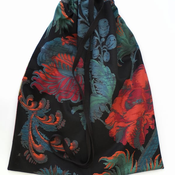 Large Drawstring Bag, Project Bag, Knitting, Cr... - Folksy