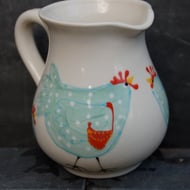 Chatty chickens - Norfolk Blue spot - Folksy