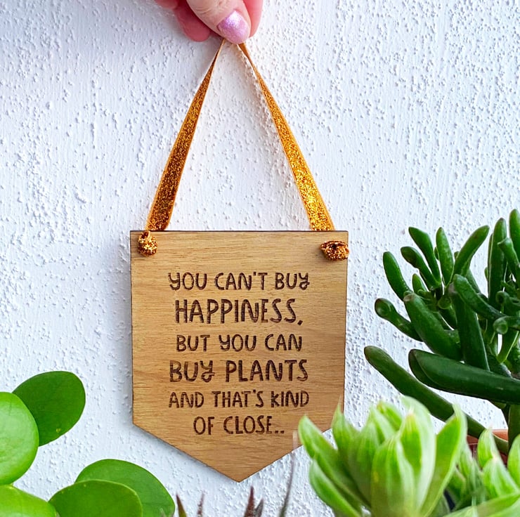 Oak wooden wall hanging banner, handmade gifts ... - Folksy