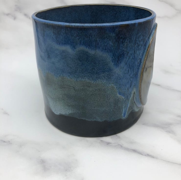 Blue Moon Planter, Ceramic Plant Pot - Made to ... - Folksy