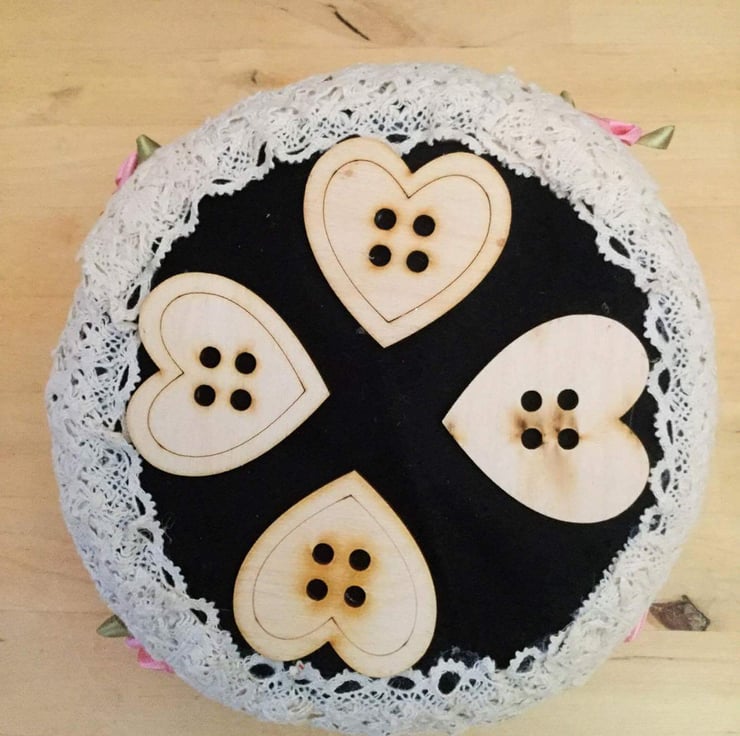 Large round pin cushions - Folksy