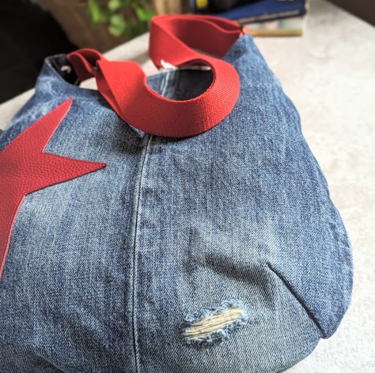 Denim Bag - Denim Jeans Cross Body Crossover Ba... - Folksy