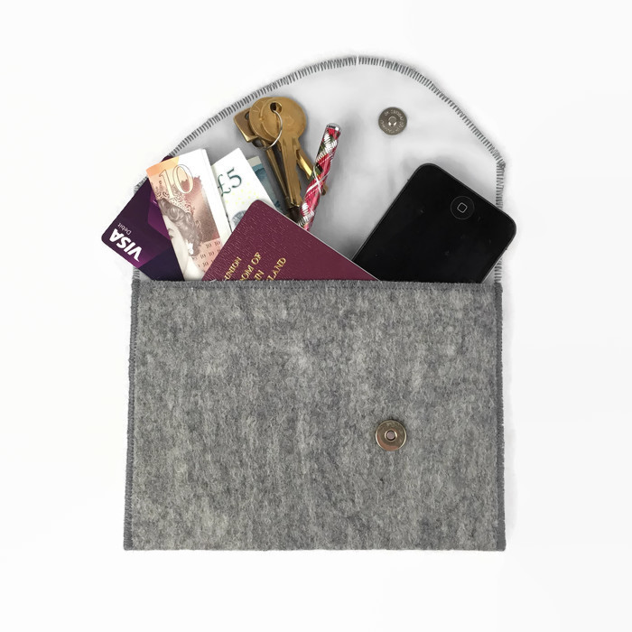 Hand felted handy pouch, travel wallet, clutch ... - Folksy