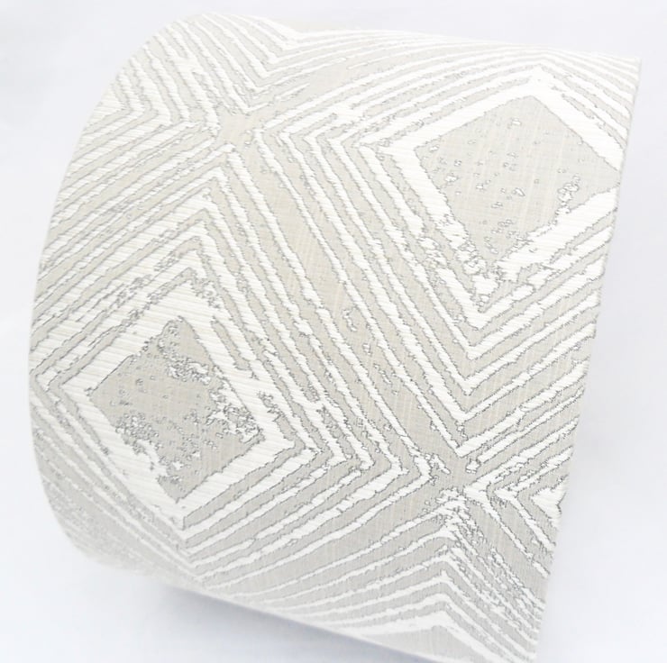 Silver lampshade - Folksy