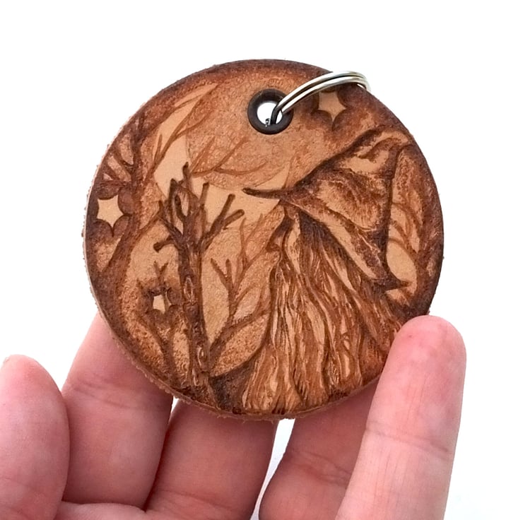 A Lovely Old Wizard, with Crystal Staff, Pyrogr... - Folksy