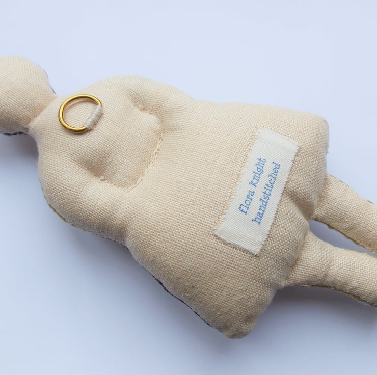 Agnes - A Hand Embroidered Textile Art Doll, Ec... - Folksy