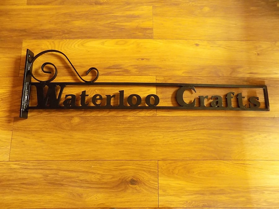 Custom Sign Arm.........................Wrought... - Folksy
