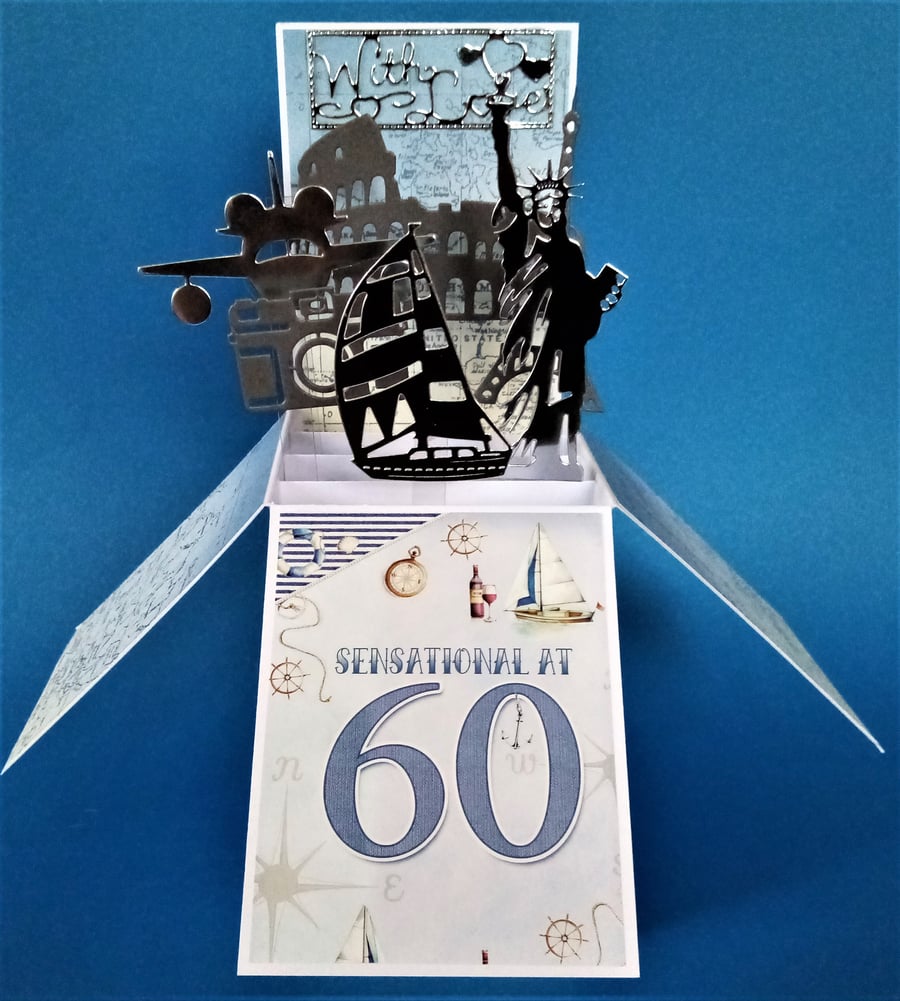 Men's 60th Birthday Card - Folksy