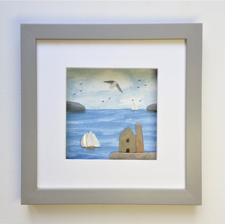 Cornish Tin Mine Engine House, 10th (tin) Anniv... - Folksy
