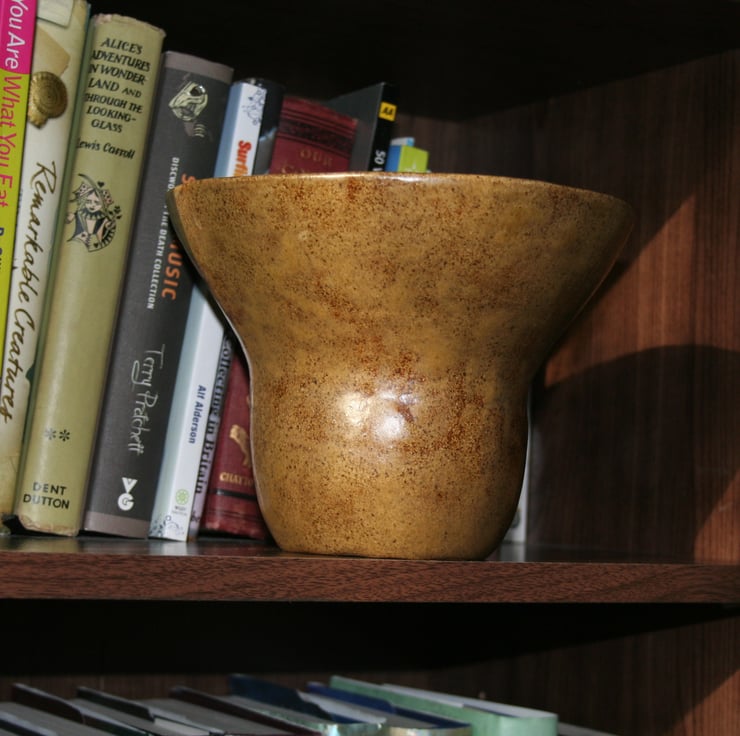 Handmade coiled stoneware oatmeal glazed cerami... - Folksy