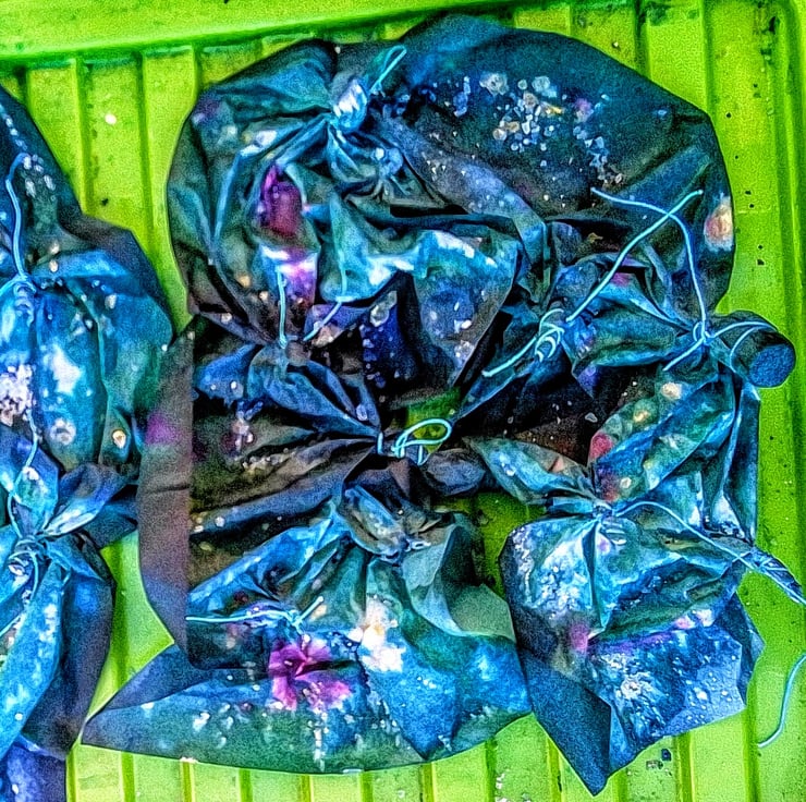 Tie-dyed Teabag Paper A5 Coptic Journal (Folksy... - Folksy