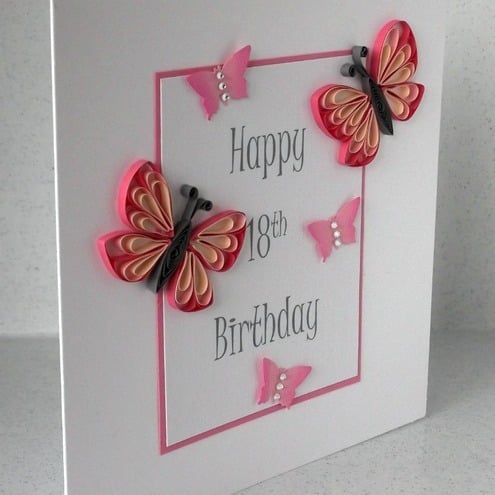 18th birthday card - Folksy
