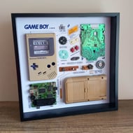 Game Boy - Dismantled Framed Art - Folksy