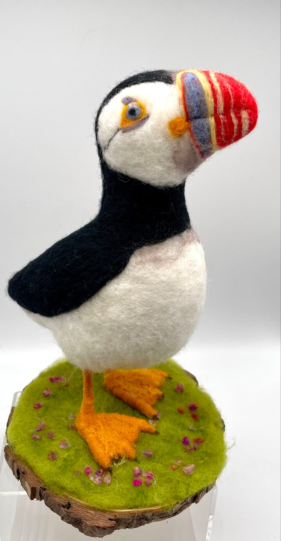 Needle Felt Puffin - Folksy