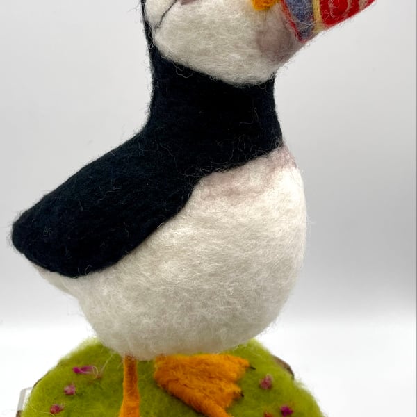 Needle Felt Puffin - Folksy