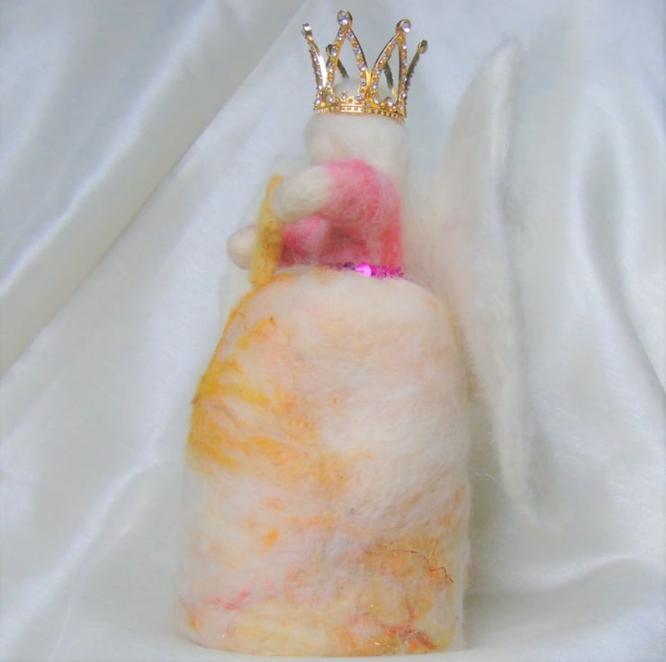 Fairy Queen Christmas Fairy tree topper or tabl... - Folksy