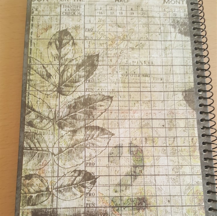Steampunk Mixed Media Notebook - Folksy