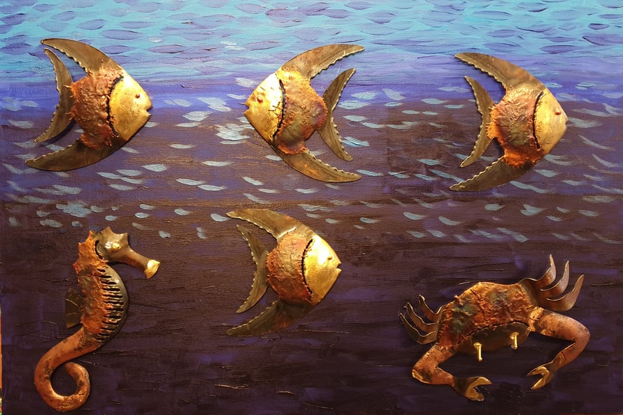 Sea Life Mixed Media - Folksy